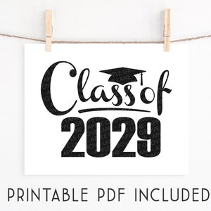 Class of 2029 Svg - Graduation SVG - 2029 Svg - 2029 Graduation SVG ...