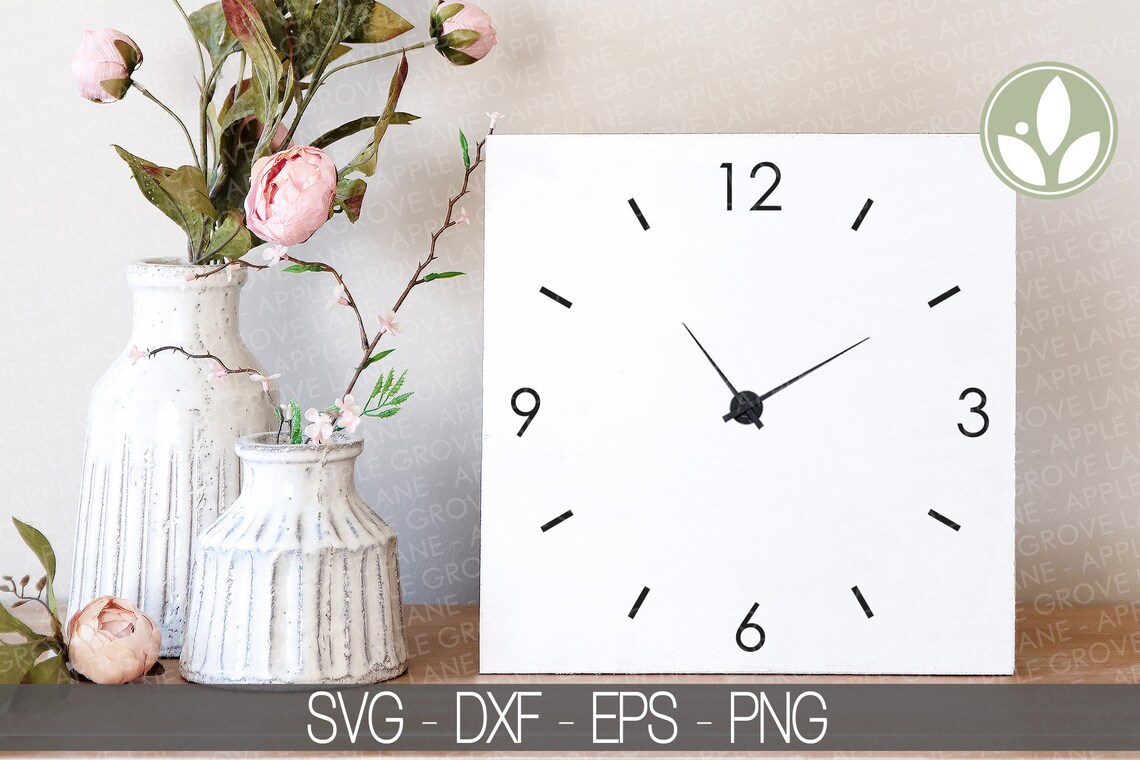 Clock Face Svg Clock Svg Clock Template Svg Clock - Etsy