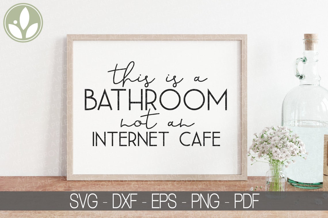 Bathroom Svg Bundle Bathroom SVG Bath Svg Bathroom Sign - Etsy