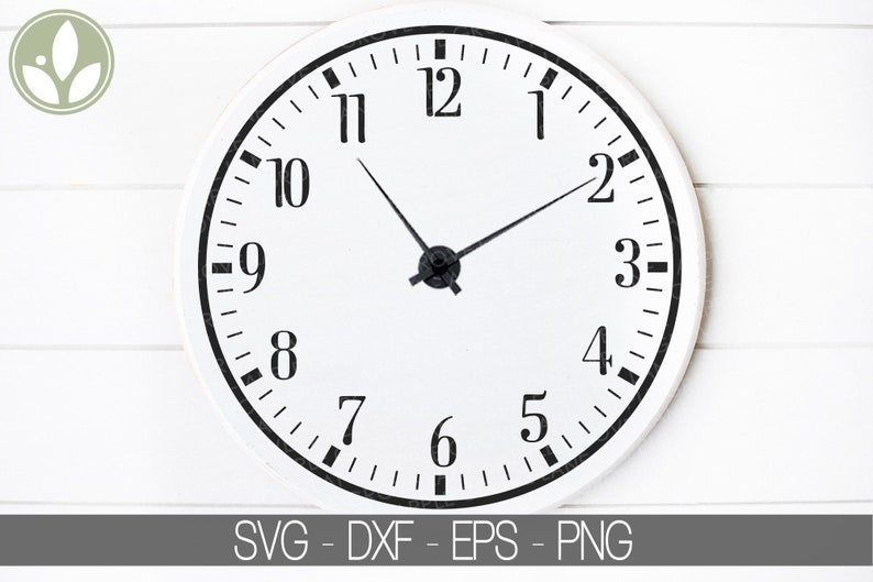 Clock Face Svg Clock Svg Svg Clock Template Clock - Etsy