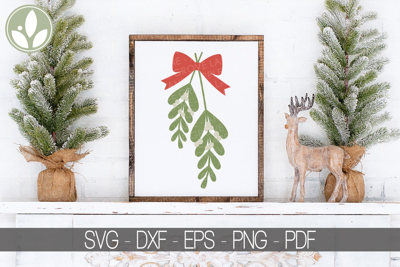 Mistletoe Svg - Christmas Svg - Mistle Toe Svg - Holly Svg - Christmas ...