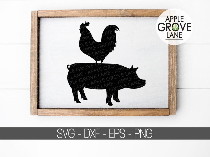 Stacked Animals Svg Farm Animals Svg Rooster Pig Svg - Etsy