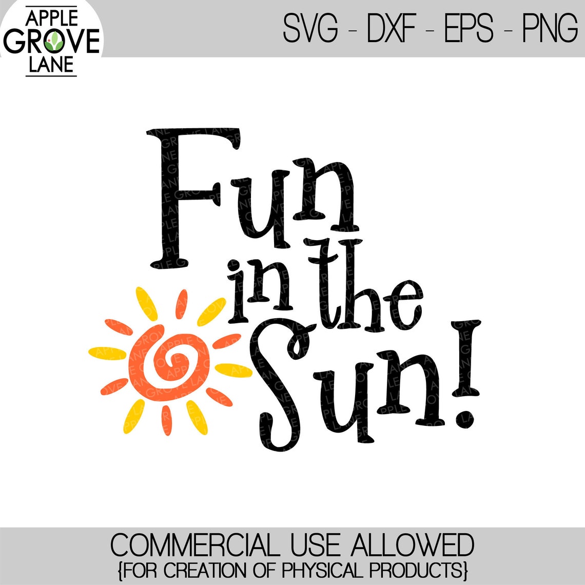Fun in the Sun SVG Summer Fun Svg Sun Svg Summer Svg | Etsy