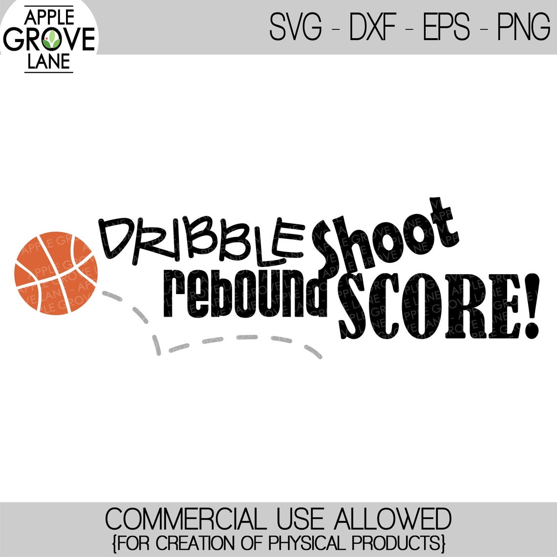 Dribble SVG Basketball Svg Shoot Score Svg Hoops SVG | Etsy