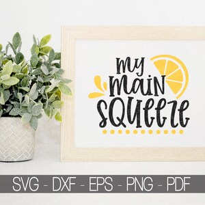 Lemon Svg - Main Squeeze Svg - Lemonade Svg - Lemon Party Svg ...