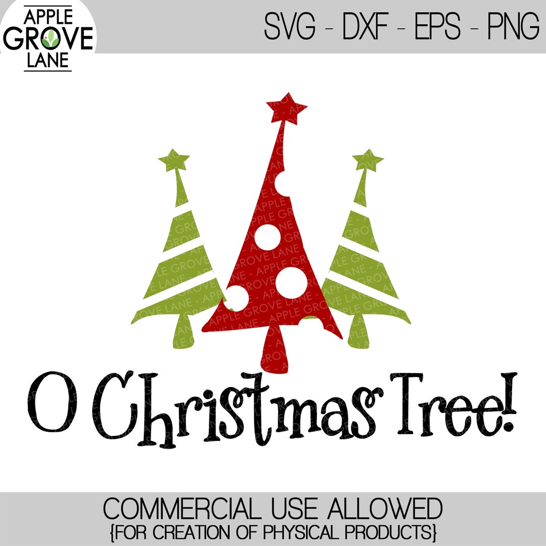 O Christmas Tree Svg Christmas SVG Christmas Tree Clip Art Christmas ...