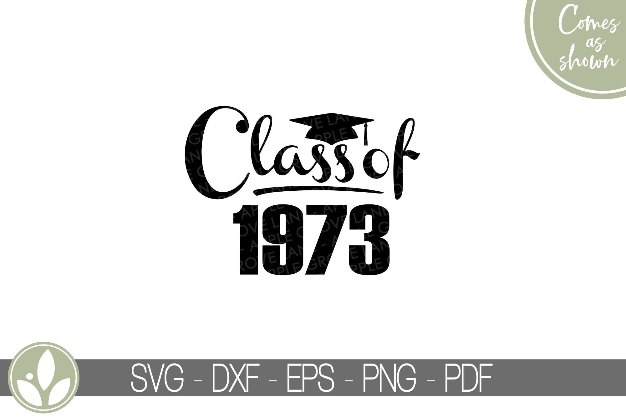 Class of 1973 Svg Graduation SVG 1973 Svg 1973 Reunion - Etsy Finland