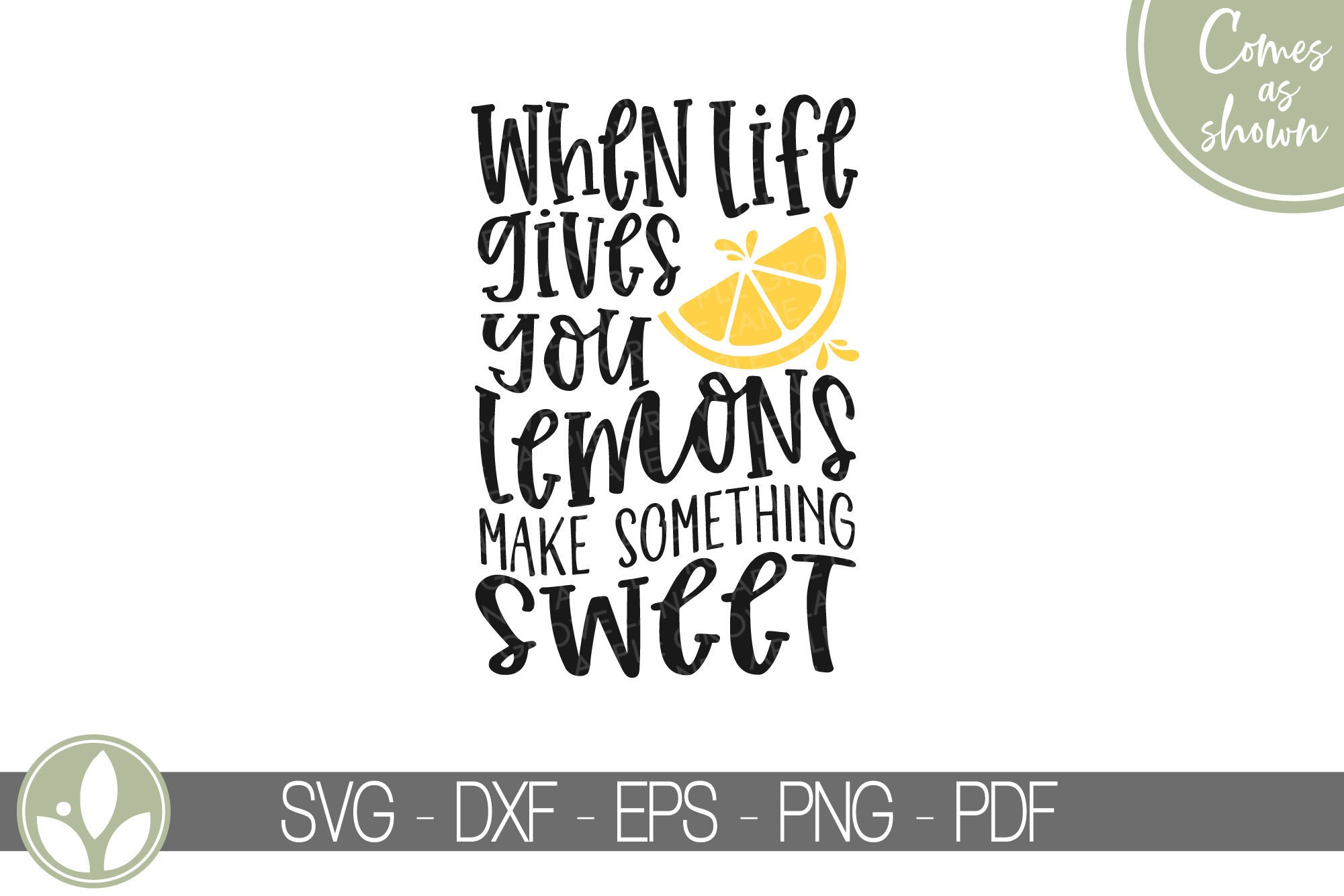 When Life Gives You Lemons Svg Lemons Svg Lemonade Svg Etsy
