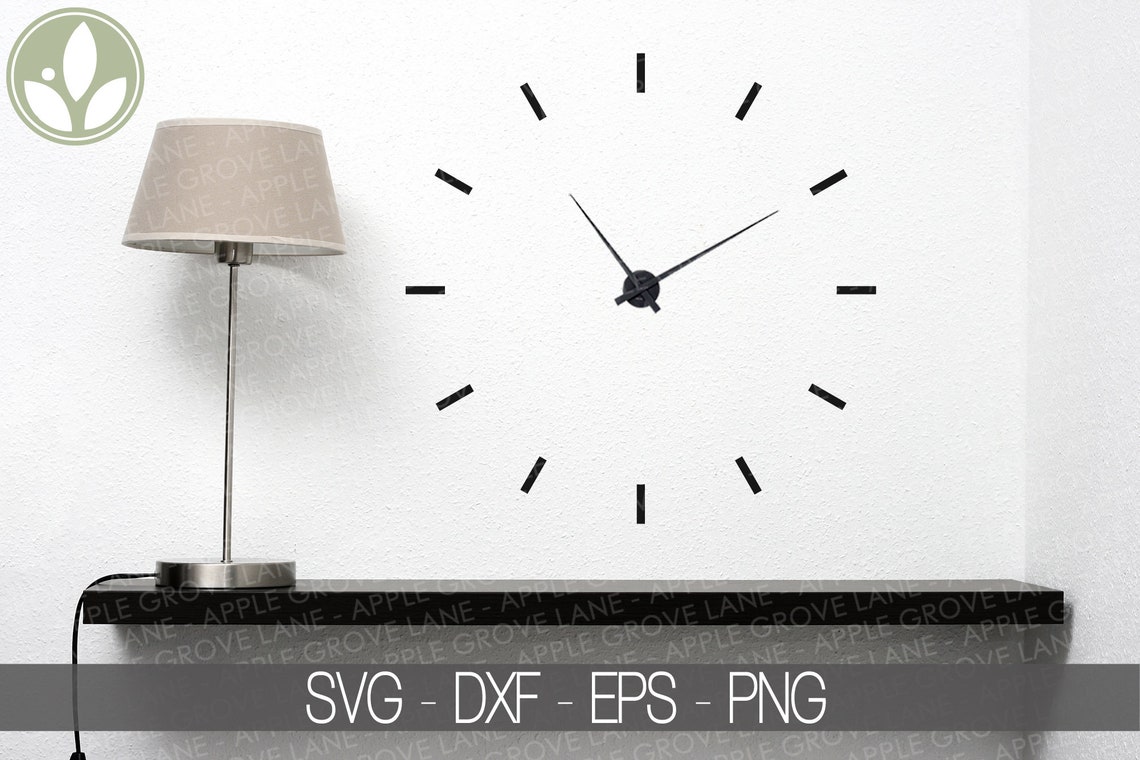 Clock Face Svg Clock Svg Svg Clock Template Clock Lines - Etsy