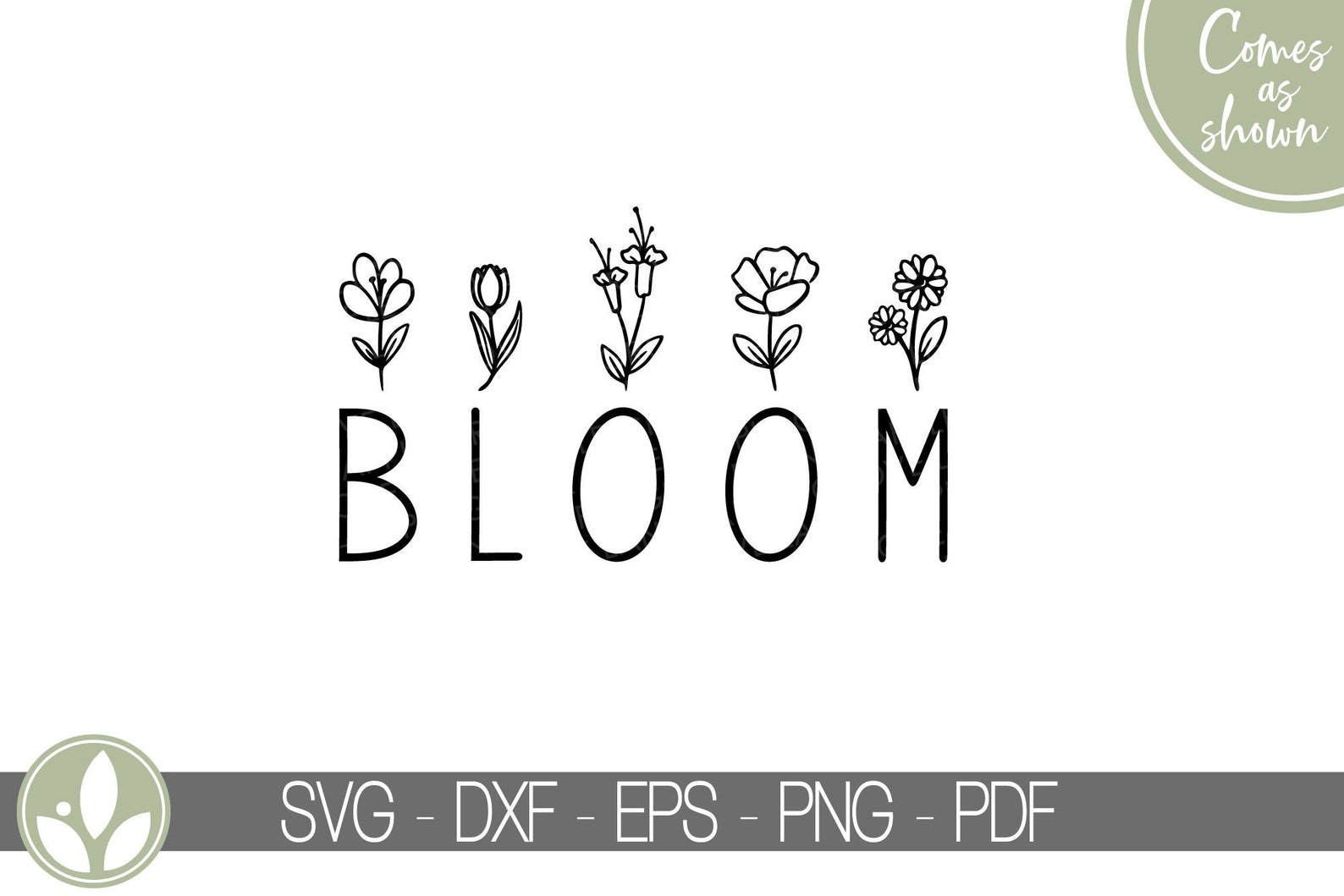 Bloom Svg Spring Flowers Svg Spring Svg Easter Svg | Etsy