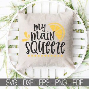 Lemon Svg - Main Squeeze Svg - Lemonade Svg - Lemon Party Svg ...