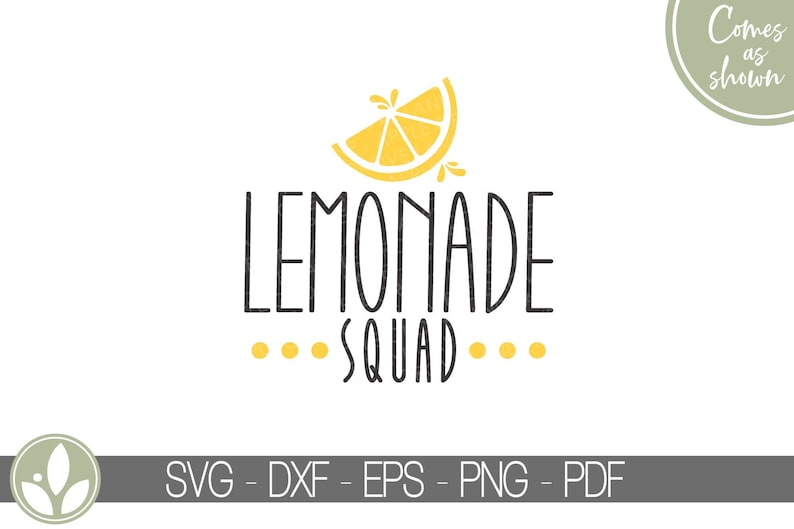 Lemonade Squad Svg Lemons Svg Lemonade Stand Svg Summer | Etsy