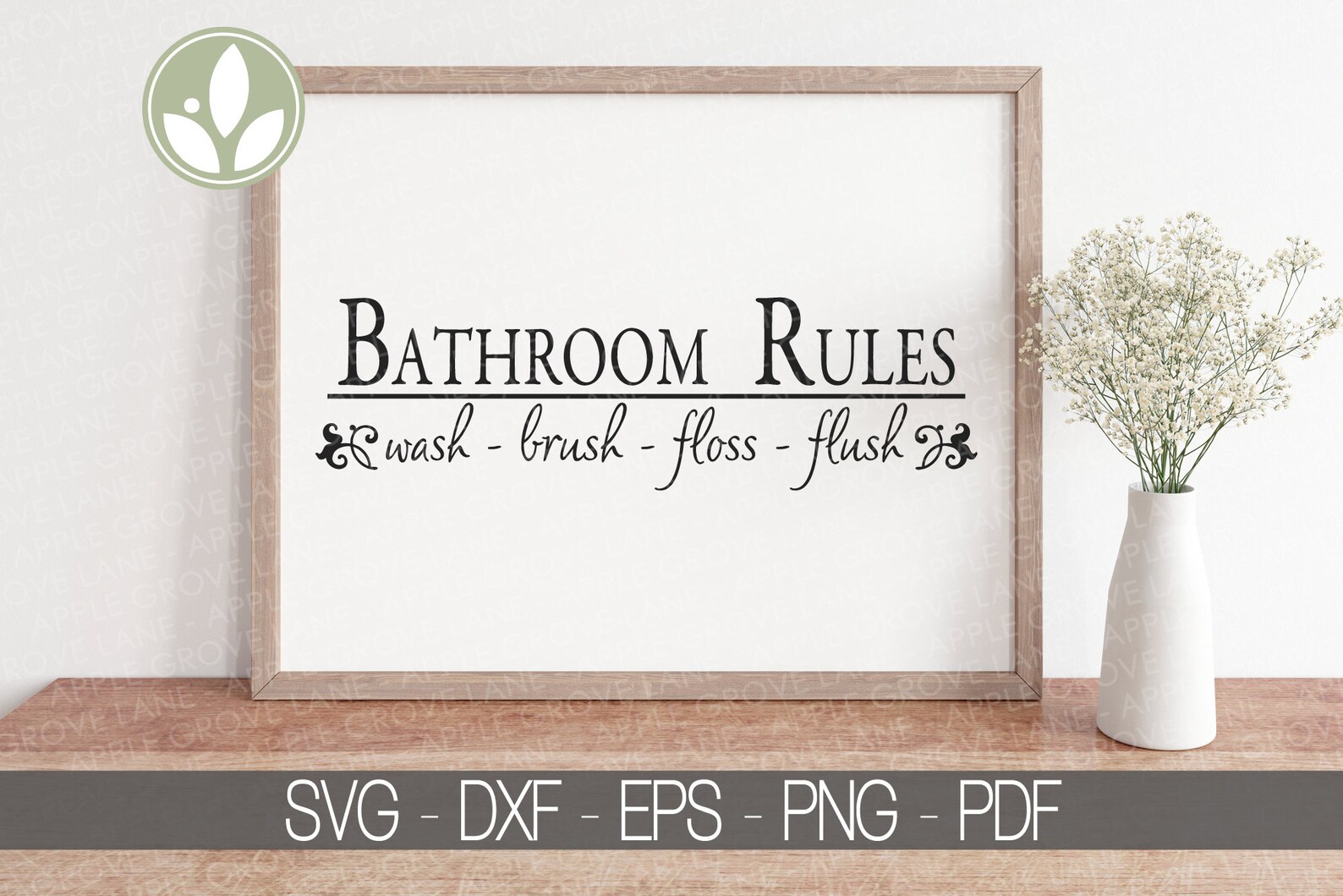 Bathroom Rules Svg Bathroom Svg Wash Brush Floss Flush Svg - Etsy