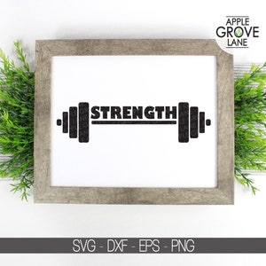 Fitness Svg, Workout Svg, Gym Svg, Strength Svg, Weight Lifting Svg ...
