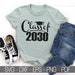 Class of 2030 Svg Graduation SVG 2030 Svg 2030 Graduation SVG Class of ...