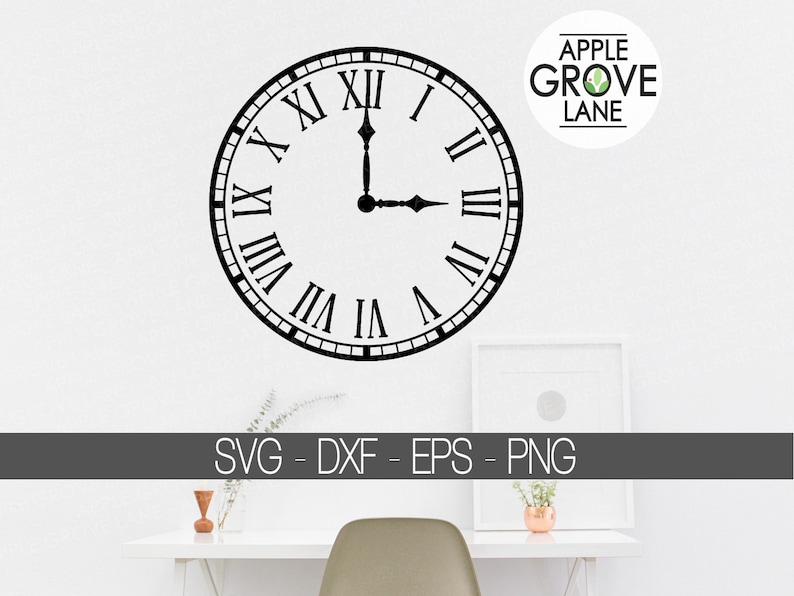Clock Face Svg Clock Svg Clock Hands Svg Clock Template | Etsy Canada