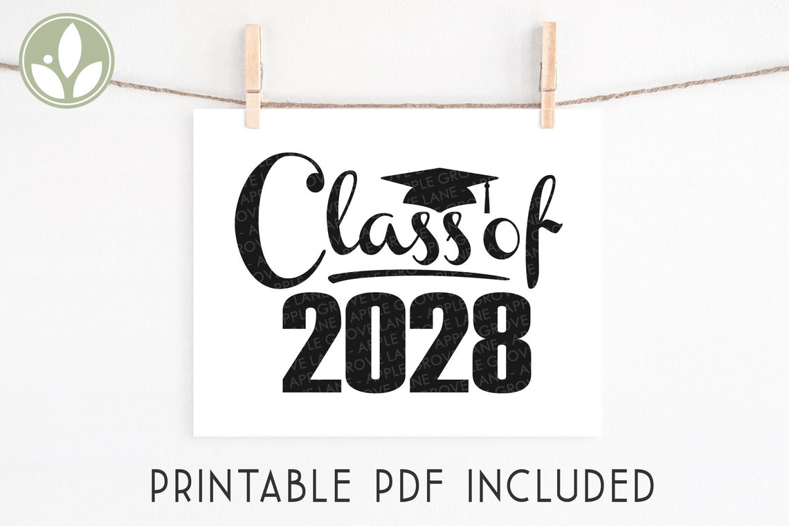Class of 2028 Svg Graduation SVG 2028 Svg 2028 | Etsy