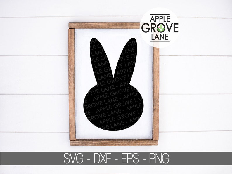 Bunny Head Svg Easter Bunny Svg Rabbit Svg Easter Svg | Etsy