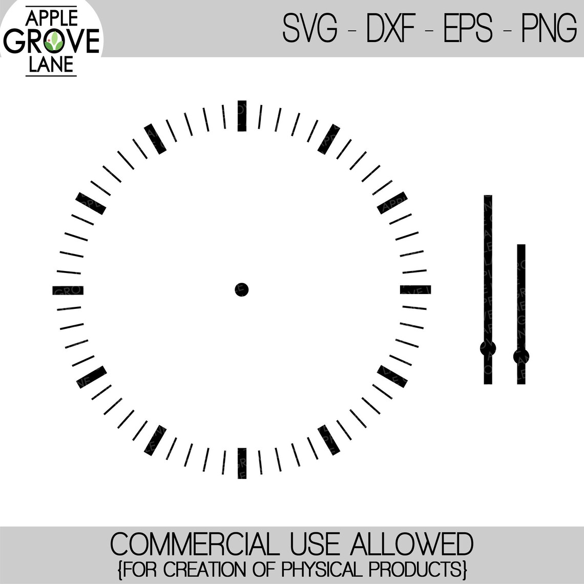 Clock Face Svg Clock Svg Clock Hands Svg Clock Template - Etsy