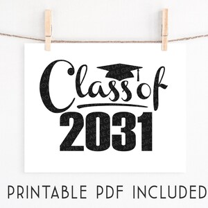 Class of 2031 Svg - Graduation SVG - 2031 Svg - 2031 Graduation SVG ...