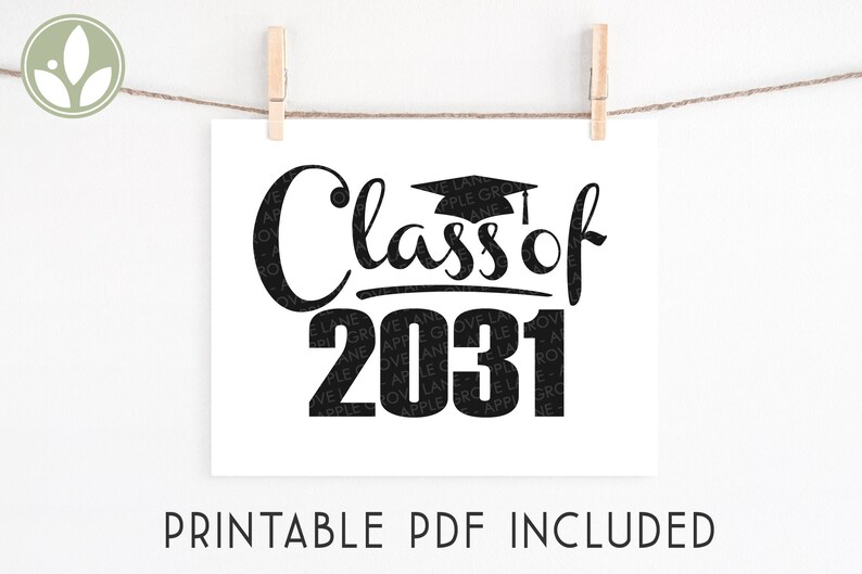 Class of 2031 Svg Graduation SVG 2031 Svg 2031 - Etsy
