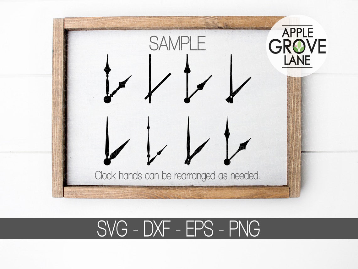 Clock Hands Svg - Clock Svg - Clock Face Svg - Roman Numerals Clock Svg ...