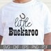 Cowboy Svg Cut File - Little Buckaroo Svg - Little Cowboy Svg - Western ...