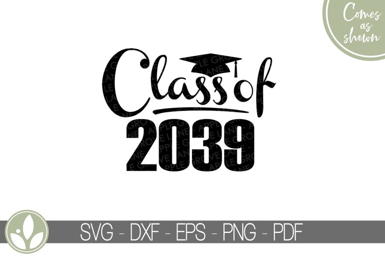 Class of 2039 Svg Graduation SVG 2039 Svg 2039 - Etsy