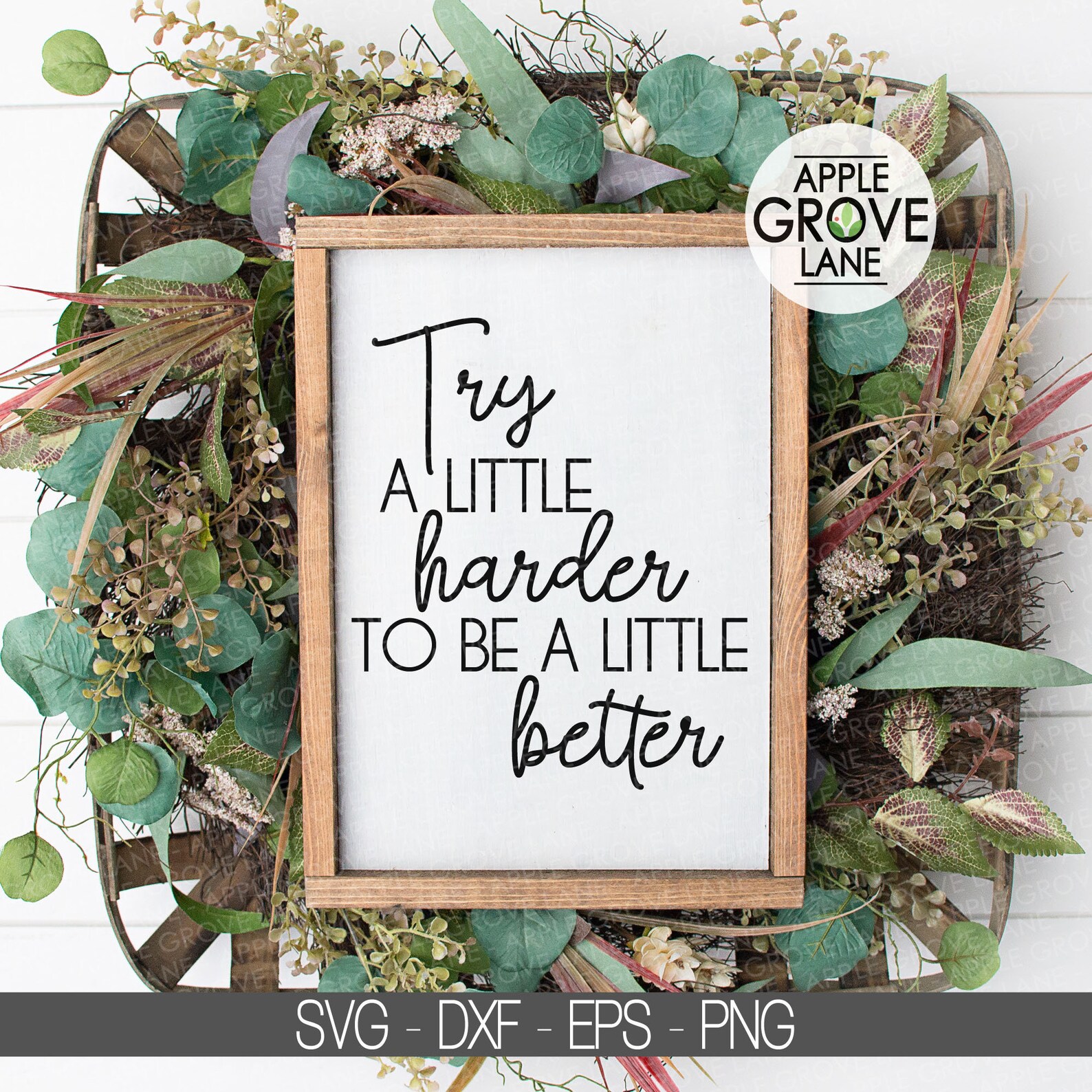 Try Harder Svg Try a little harder SVG Be a Little Better | Etsy