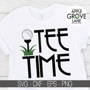 Tee Time Svg Golf Svg Golf Ball Svg Golf Tee Svg Golfer Svg Golf Clip ...