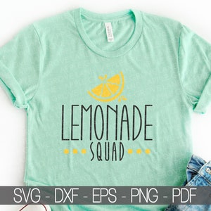 Lemonade Squad Svg - Lemons Svg - Lemonade Stand Svg - Lemonade Svg ...
