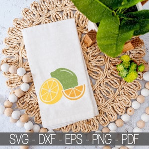 Citrus Fruit Svg Bundle Lime Svg Orange Svg Summer Svg Fruit Svg Lemon ...