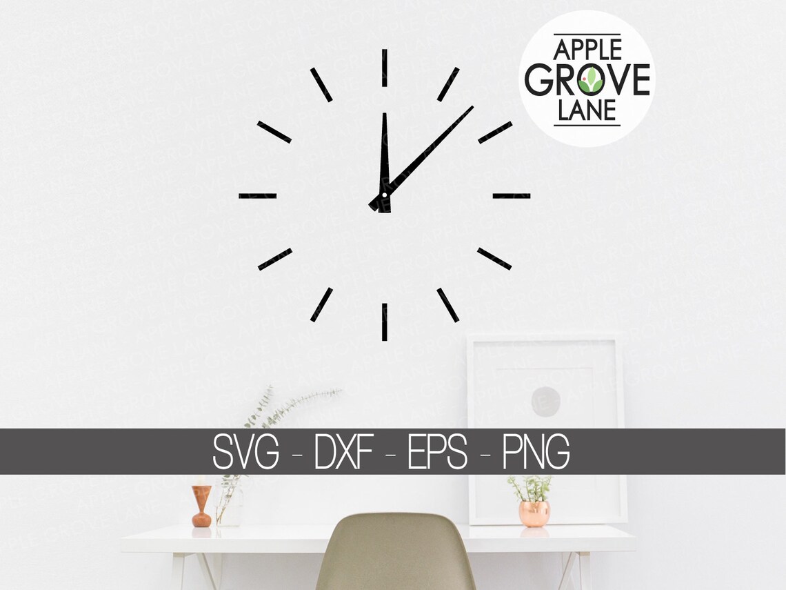 Clock Face Svg Clock Svg Clock Hands Svg Clock Template - Etsy