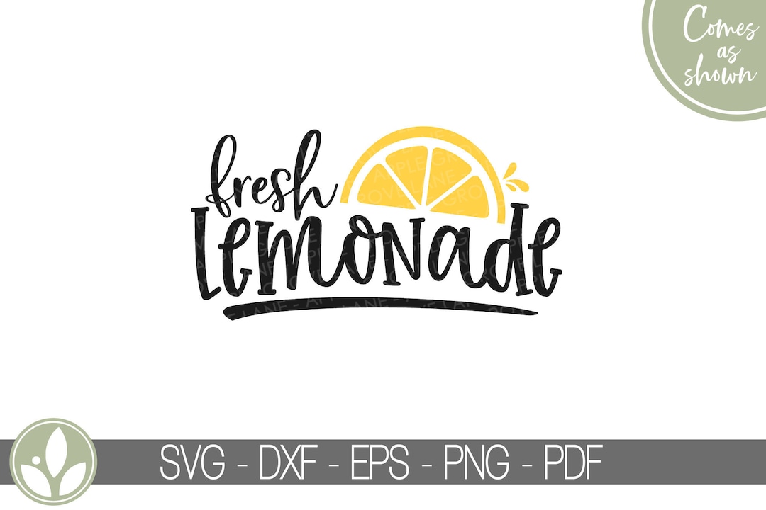 Fresh Lemonade Svg - Lemons Svg - Lemonade Svg - Lemonade Stand Svg ...
