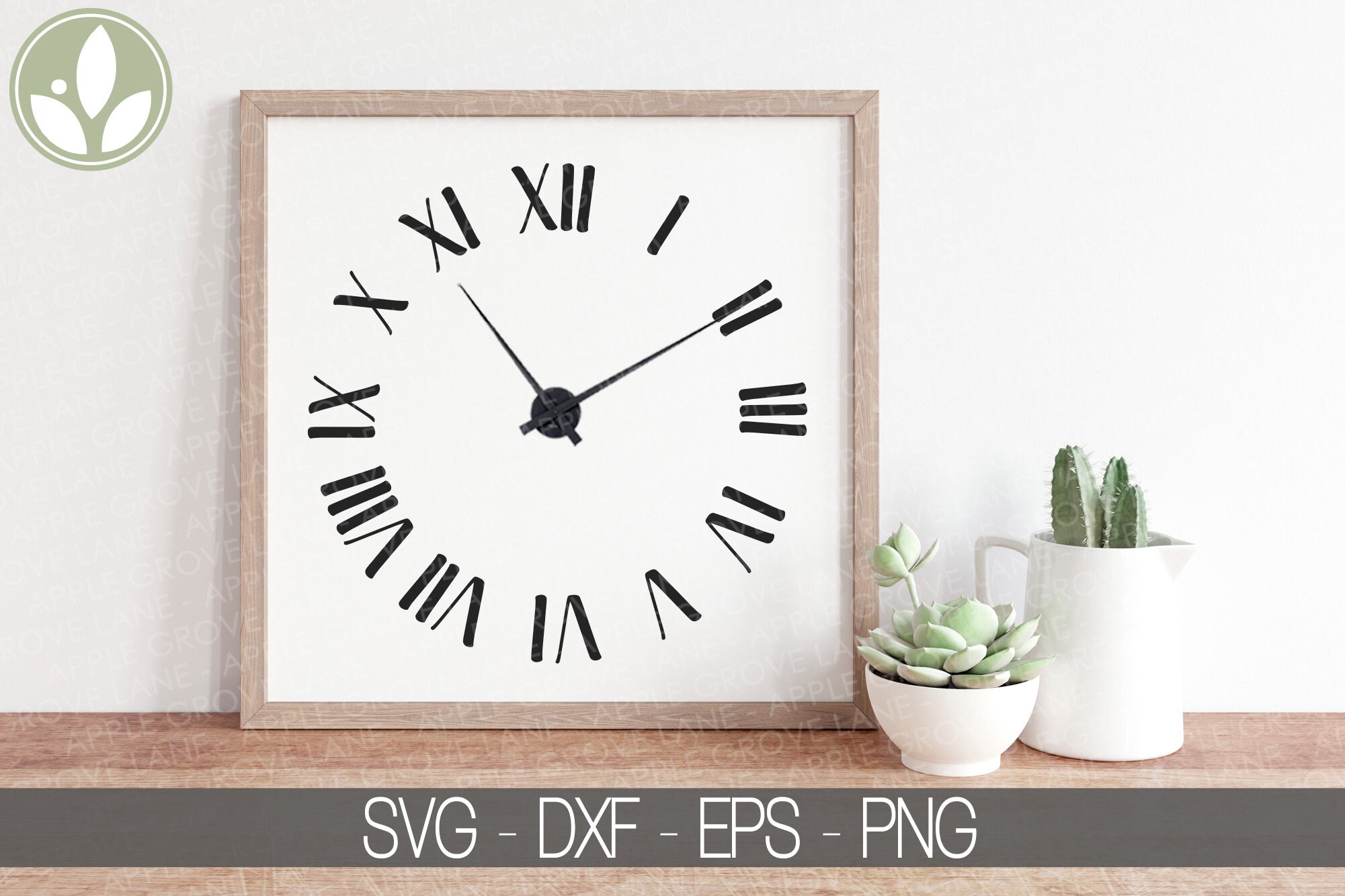 Buy Clock Face Svg Clock Svg Clock Template Roman Numerals Online in ...