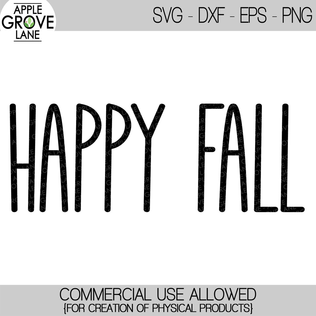 Happy Fall SVG Fall Svg Thanksgiving Svg Hello Fall SVG - Etsy