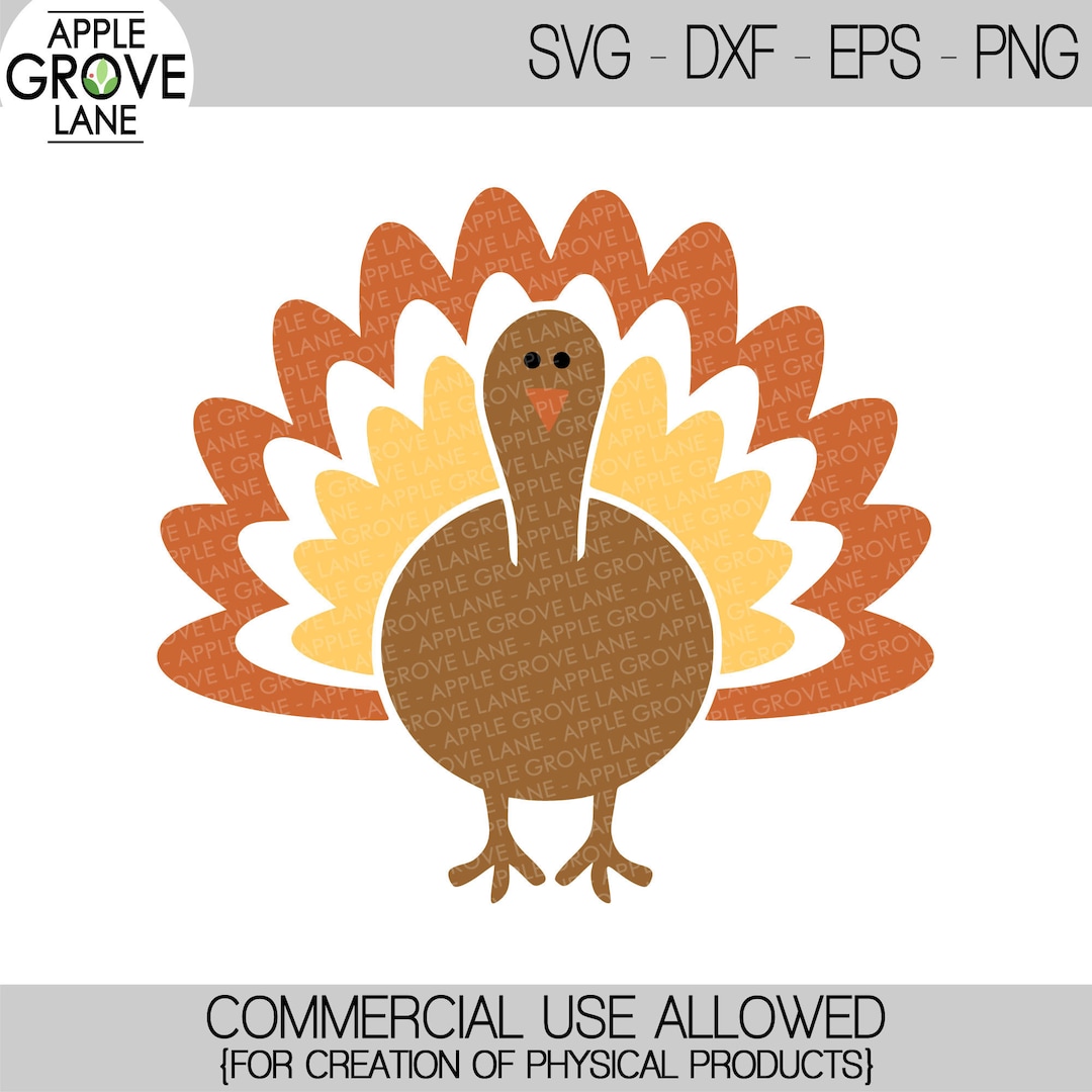 Thanksgiving Turkey Svg - Thanksgiving Svg - Turkey Svg - Autumn Svg ...