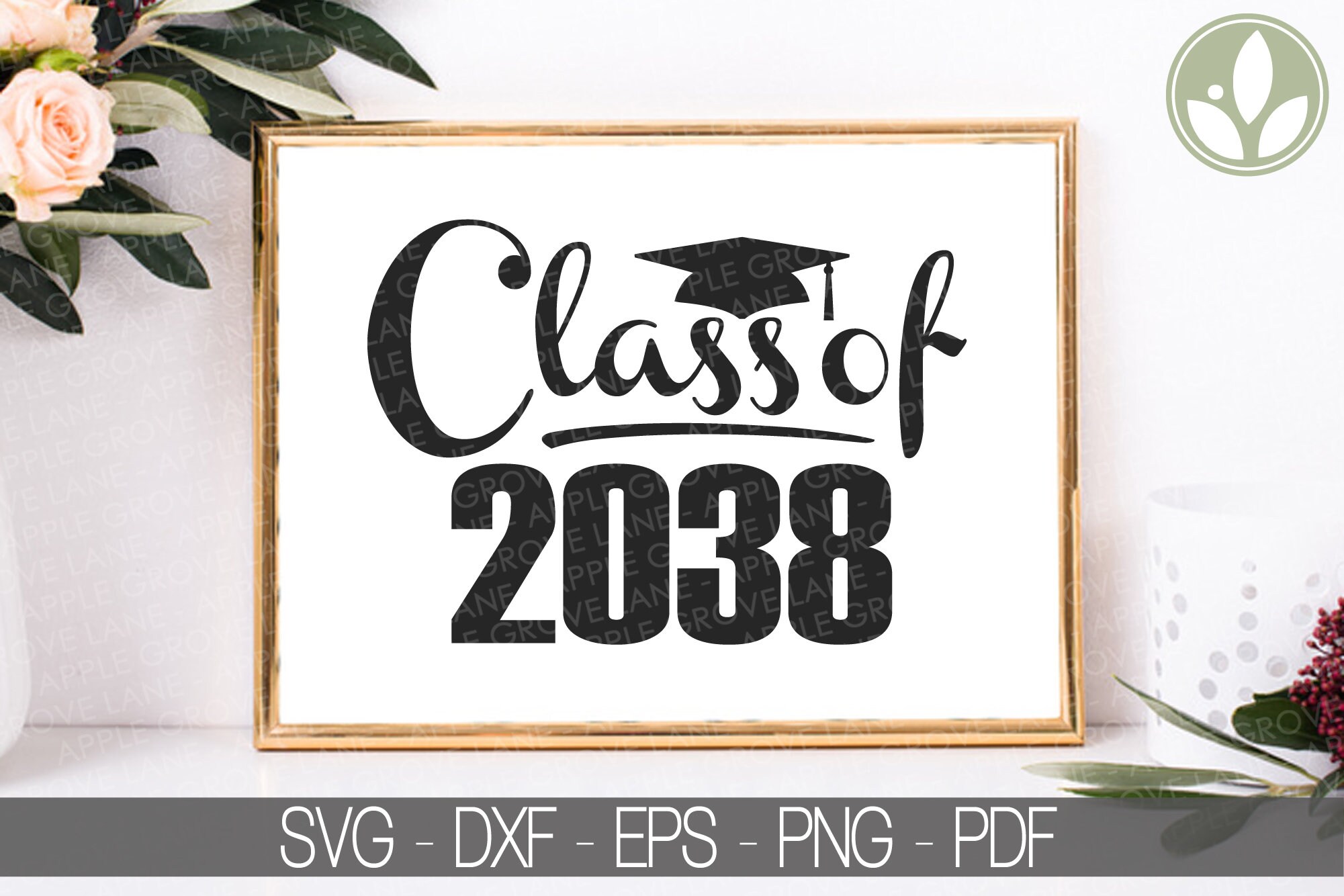 Class of 2038 Svg Graduation SVG 2038 Svg 2038 - Etsy Canada