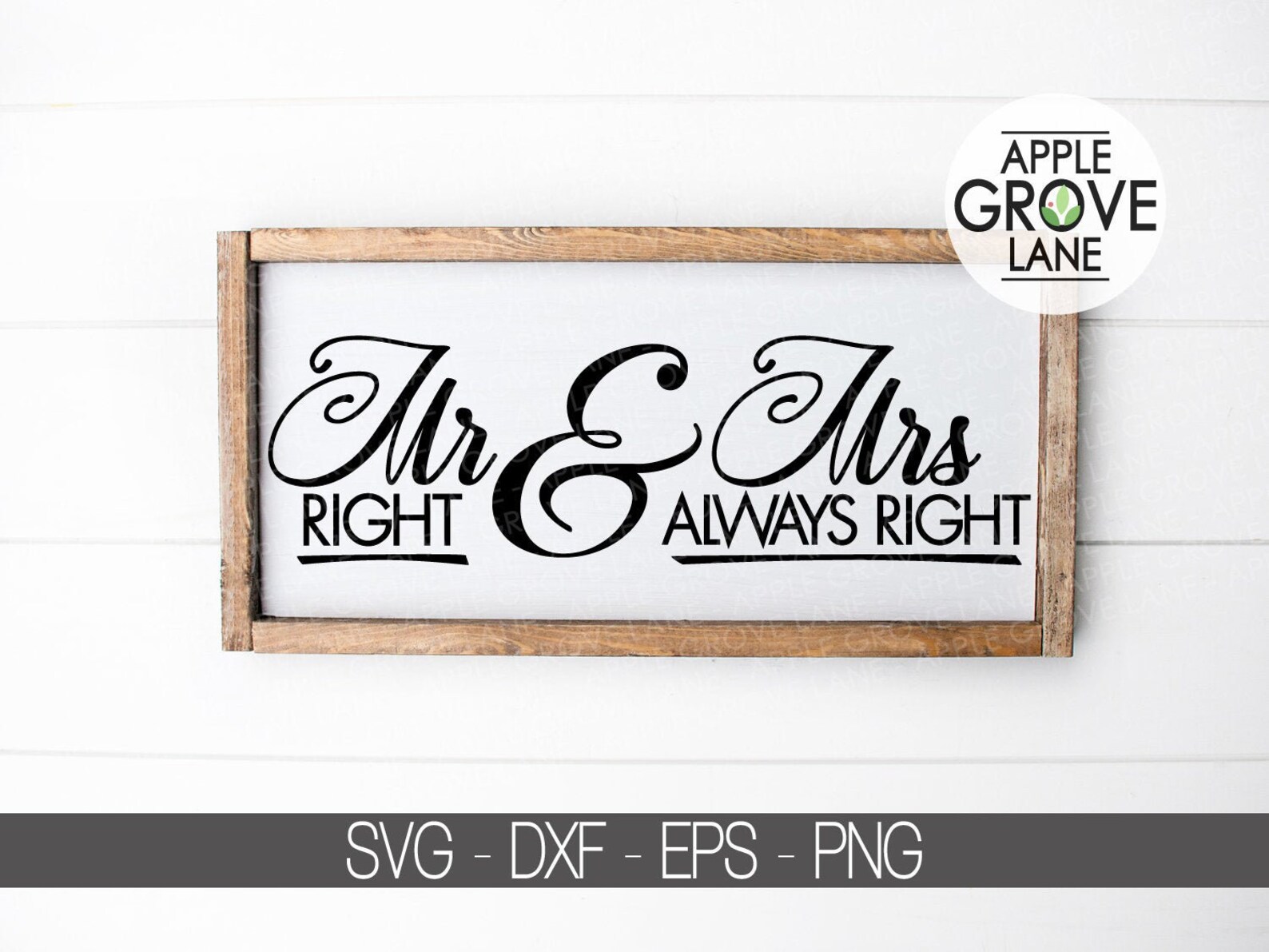 Mr Right Svg Mrs Always Right Svg Wedding Svg Marriage | Etsy