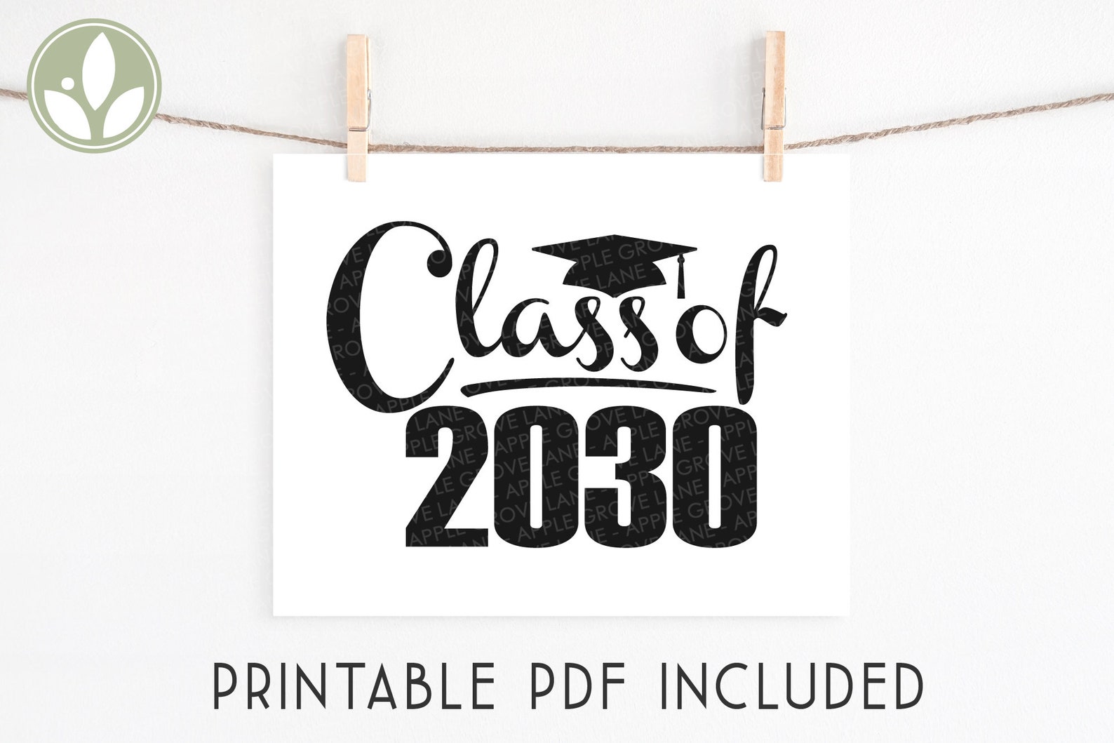 Class of 2030 Svg Graduation SVG 2030 Svg 2030 - Etsy