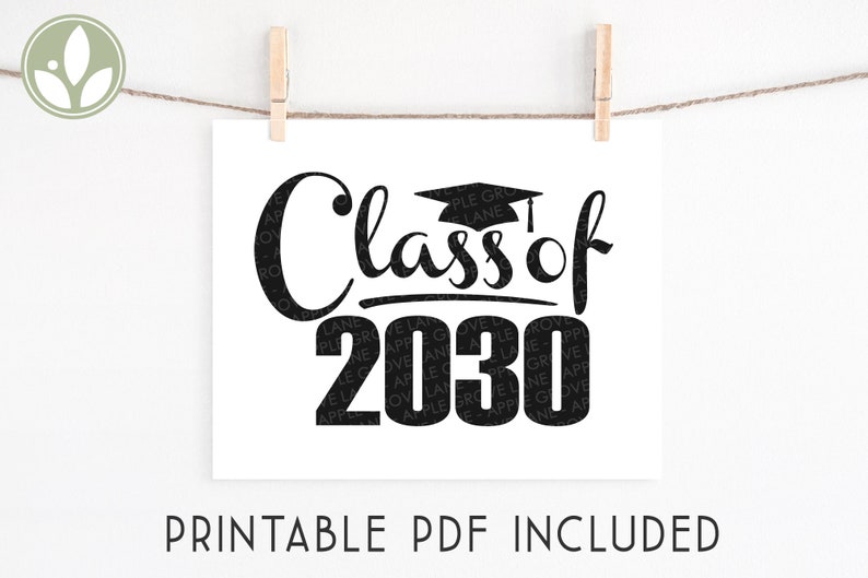 Class of 2030 Svg Graduation SVG 2030 Svg 2030 | Etsy