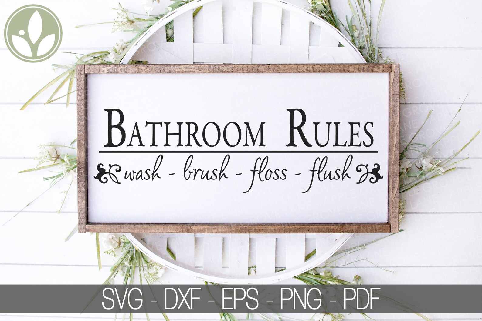 Bathroom Rules Svg Bathroom Svg Wash Brush Floss Flush Svg - Etsy