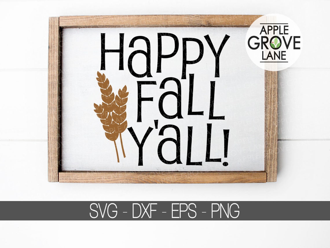 Happy Fall Svg Thanksgiving Svg Fall SVG Fall Sign Svg | Etsy