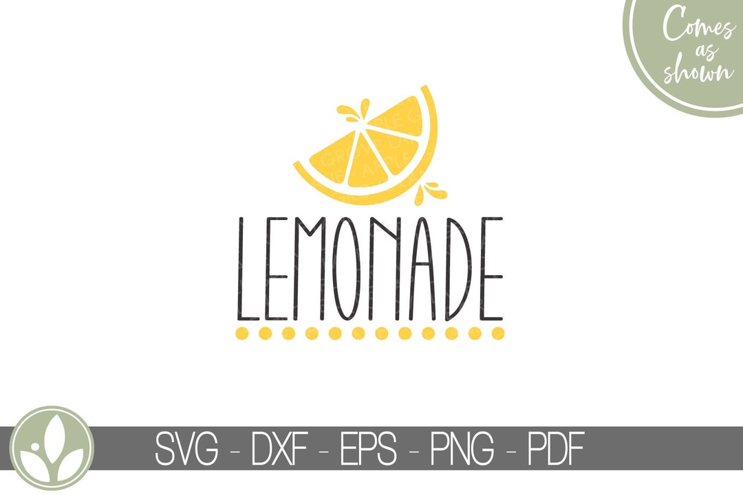 Lemonade Svg Lemons Svg Lemonade Sign Lemon Svg Lemonade Stand Svg ...