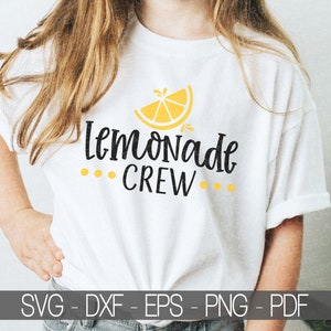 Lemonade Crew Svg - Lemonade Stand Svg - Lemonade Svg - Summer Svg ...