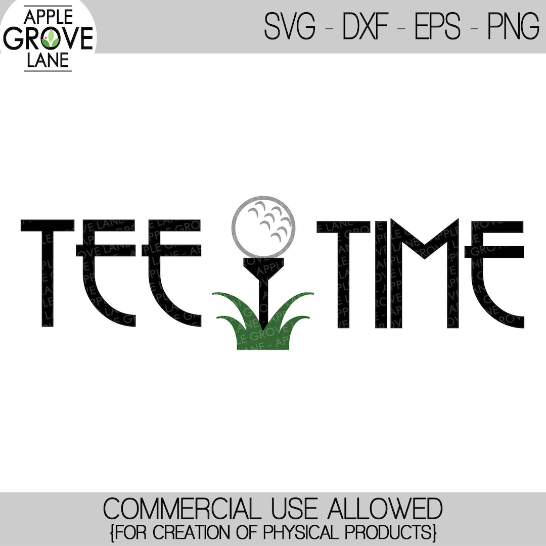 Tee Time Svg - Golf Svg - Golf Ball Svg - Golf Tee Svg - Golfer Svg ...