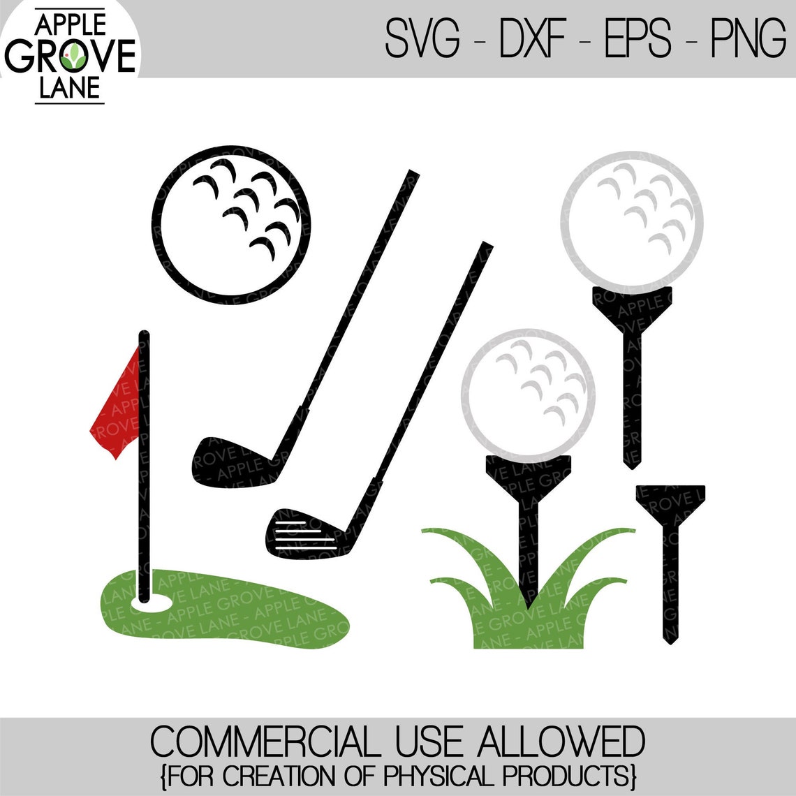 Golf SVG Bundle Golf Club Svg Golf Ball SVG Golf Tee Svg | Etsy