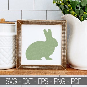 Easter Bunny Svg Bundle - Rabbit Outline Svg - Bunny Head Svg - Rabbit ...