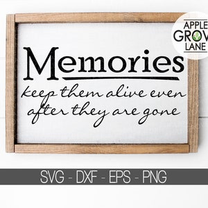 In Memory of SVG Memories Svg Death Svg Memorial Svg Funeral Svg Loss ...