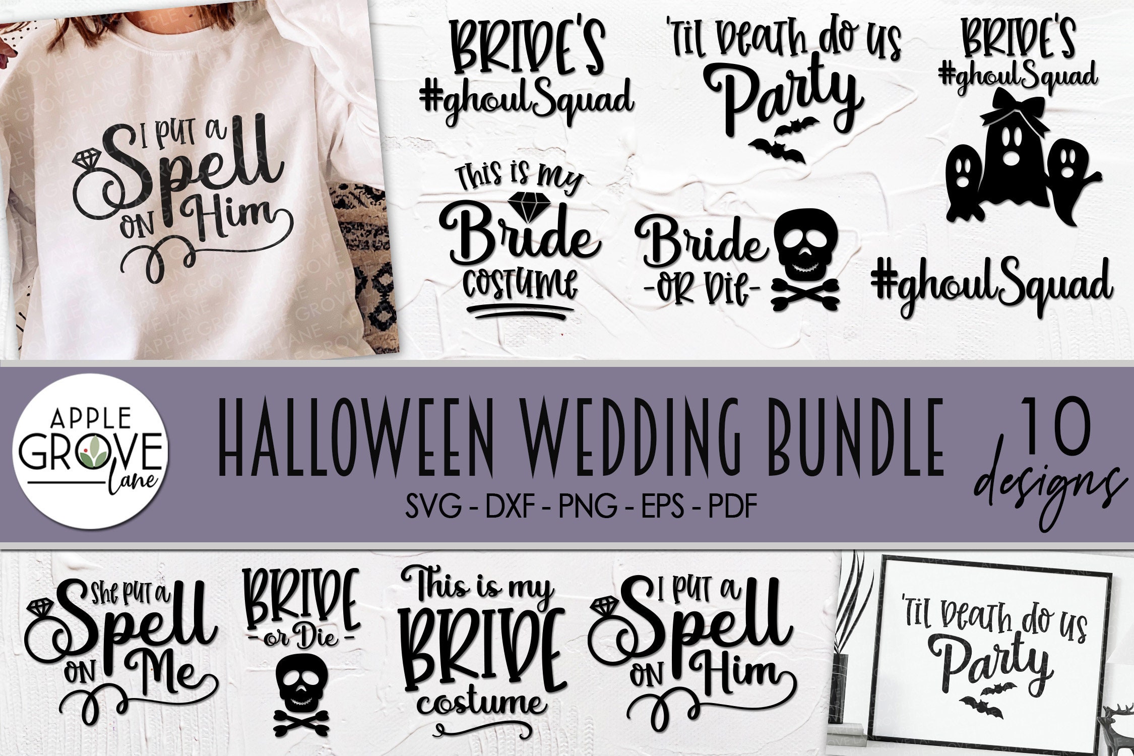 Halloween Wedding SVG Halloween Bride Svg Halloween Svg - Etsy
